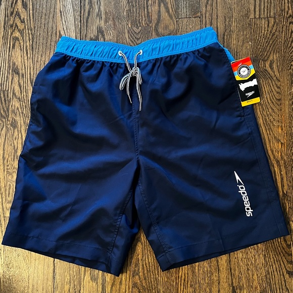 Speedo | Swim | Speedo Mens Swim Trunks Blue Ntw Sizem | Poshmark